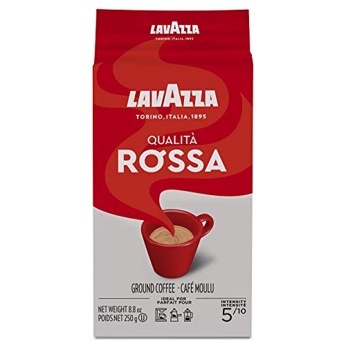 Lavazza Qualita Rossa Ground Coffee Blend Bag, Medium Roast, 8.8 Ounce