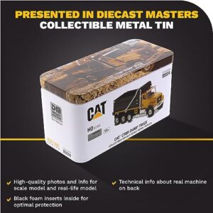 Cat Caterpillar CT681 Dump Truck Yellow and Black High Line Series 1/87 (HO) Scale Diecast Model by Diecast Masters 85514