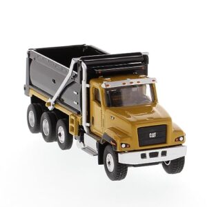 Cat Caterpillar CT681 Dump Truck Yellow and Black High Line Series 1/87 (HO) Scale Diecast Model by Diecast Masters 85514