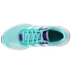 adidas Originals Women's Swift Run Refine Sneaker, Clear Aqua/White/Core Black, 7