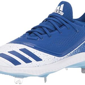 adidas Women's Icon V Bounce Baseball Shoe, Collegiate Royal/Collegiate Royal/Glow Blue, 9 M US