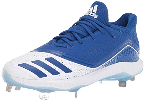 adidas Women's Icon V Bounce Baseball Shoe, Collegiate Royal/Collegiate Royal/Glow Blue, 9 M US