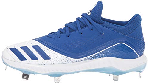 adidas Women's Icon V Bounce Baseball Shoe, Collegiate Royal/Collegiate Royal/Glow Blue, 9 M US