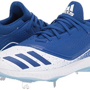 adidas Women's Icon V Bounce Baseball Shoe, Collegiate Royal/Collegiate Royal/Glow Blue, 9 M US