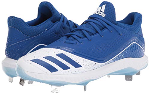 adidas Women's Icon V Bounce Baseball Shoe, Collegiate Royal/Collegiate Royal/Glow Blue, 9 M US