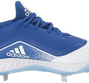 adidas Women's Icon V Bounce Baseball Shoe, Collegiate Royal/Collegiate Royal/Glow Blue, 9 M US