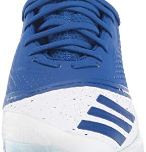 adidas Women's Icon V Bounce Baseball Shoe, Collegiate Royal/Collegiate Royal/Glow Blue, 9 M US