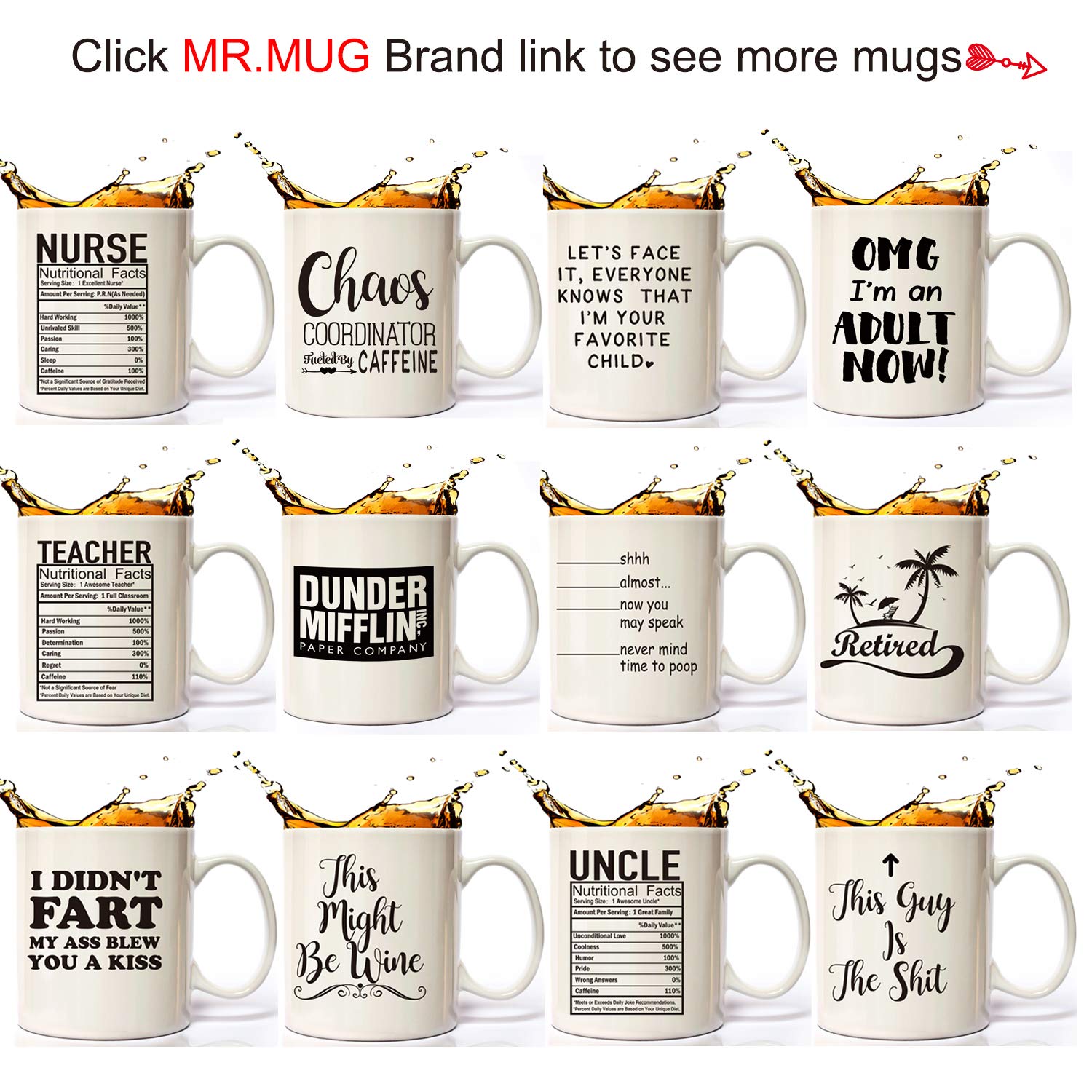 Mr.Mug OMG I'm An Adult Now! Adult Brithday Coffee Mug11oz - Funny 18th Birthday Gifts For Your Son, Daughter, Children, Best Friend.