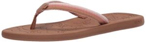 roxy womens colbee sport sandal, blush, 9 us