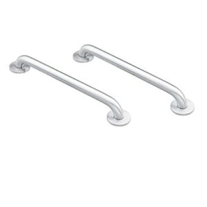 moen 8912 home 12-inch bathroom grab bar, stainless steel with moen 8732 home 32-inch bathroom grab bar, stainless