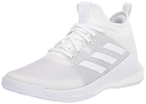 adidas women's crazyflight mid cross trainer, white, 13 m us big kid