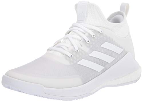 adidas Women's Crazyflight Mid Cross Trainer, White, 13 M US Big Kid