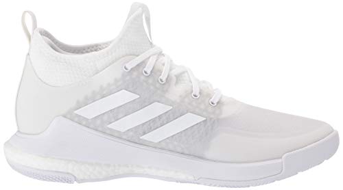 adidas Women's Crazyflight Mid Cross Trainer, White, 13 M US Big Kid