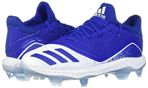 adidas Women's Icon V Bounce TPU Baseball Shoe, Collegiate Royal/Collegiate Royal/Glow Blue, 12.5 M US