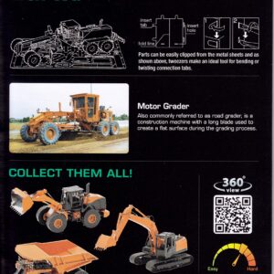 Fascinations Metal Earth Wheel Loader 3D Metal Model Kit