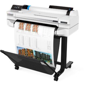 hp designjet t530 large format wireless plotter printer - 24", with mobile printing (5zy60a)