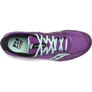 Saucony Women's Vendetta 3 Track Spikes, Purple/Aqua, 6 M US