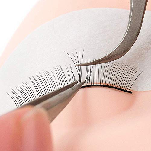 30 Pairs Practice Lash Strips Training Lashes for Eyelash Extensions Supplies Practice Eyelash Strips Lash Training Kit Lash Extension Supplies for Mannequin Head Beginner by SRCKFIZ