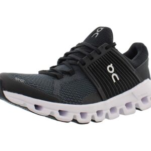 On Running Womens Cloudswift Running Shoes, Black/Rock, Size 10 M US