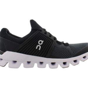 On Running Womens Cloudswift Running Shoes, Black/Rock, Size 10 M US