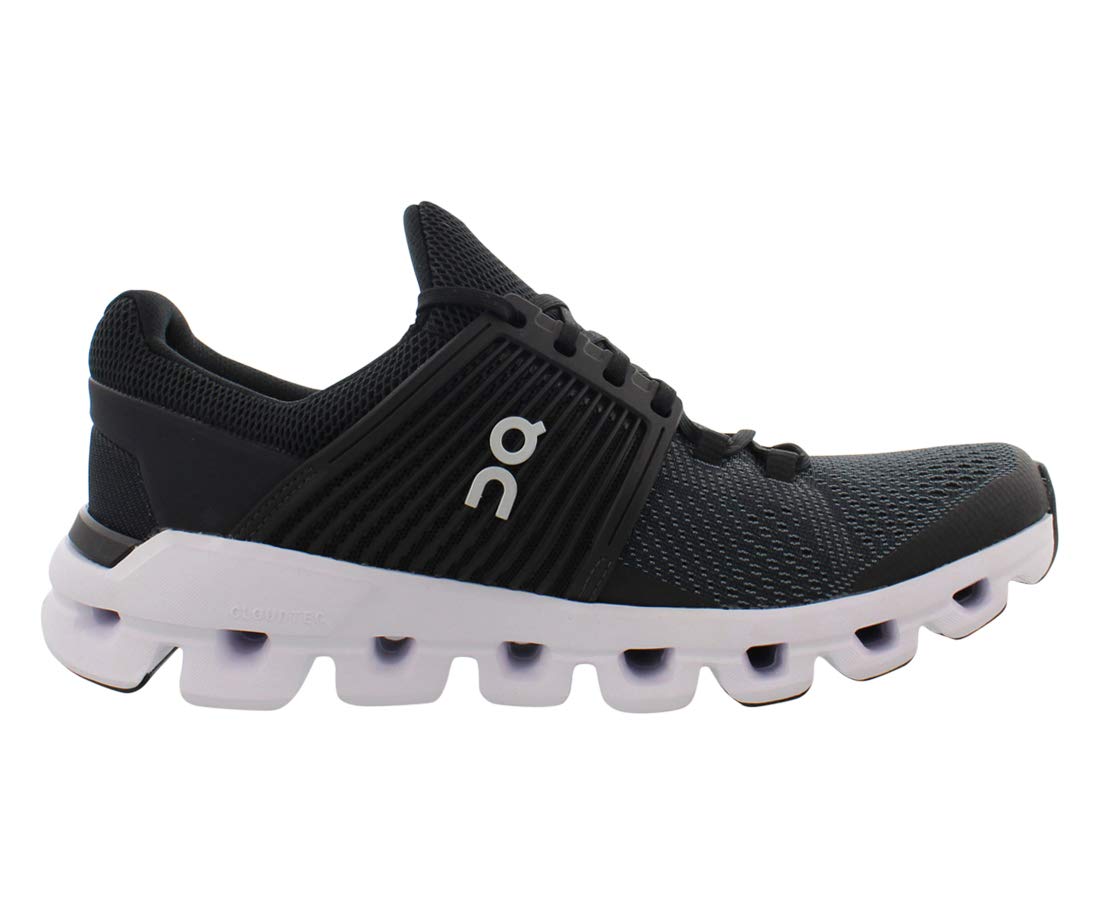 On Running Womens Cloudswift Running Shoes, Black/Rock, Size 10 M US