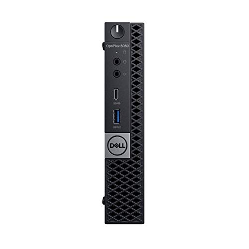 Dell Optiplex 5060 Intel Core i5-8500T X6 3.5GHz 16GB 512GB SSD Win10, Black (Renewed)