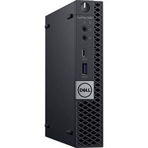 Dell Optiplex 5060 Intel Core i5-8500T X6 3.5GHz 16GB 512GB SSD Win10, Black (Renewed)