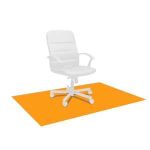 Amazon Basics Rectangular Polycarbonate Office Chair Mat for Hard Floors - 30 x 47-Inch, Clear