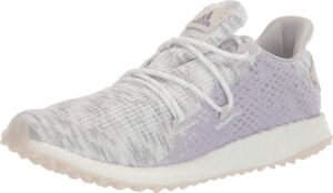 adidas women's w crossknit dpr golf shoe, ftwr white/glory purple/purple tint, 8.5 medium us