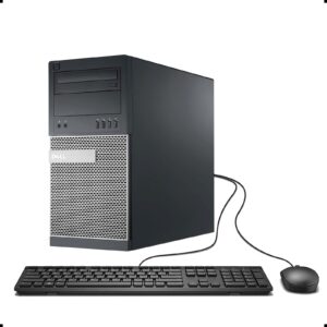 dell optiplex 9020 mini tower desktop pc, intel core i5-4570-3.2 ghz, 16gb ram, 256gb ssd+2tb sata wifi, dvd-rw, windows 10 pro (renewed)