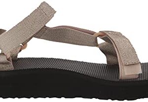 Teva Women's Midform Universal Sandal, Metallic Champagne, 6