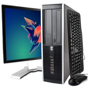 hp professional desktop bundle with wifi adapter - intel quad core i5 3.2ghz, 8gb ram, 1tb hdd, dvd-rw, windows 10 pro, usb wifi (300mbps), 19 inch lcd, keyboard, mouse (renewed)