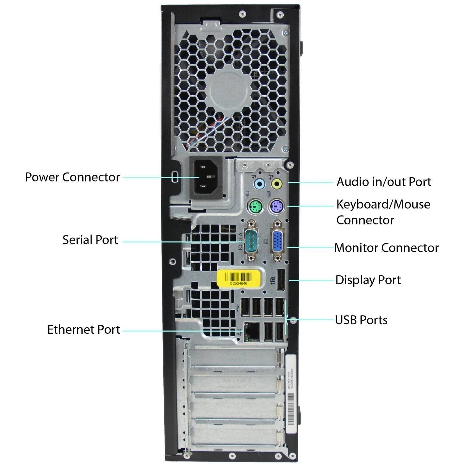 HP Professional Desktop Bundle With WiFi Adapter - Intel Quad Core i5 3.2GHz, 8GB RAM, 1TB HDD, DVD-RW, Windows 10 Pro, USB WiFi (300Mbps), 19 Inch LCD, Keyboard, Mouse (Renewed)