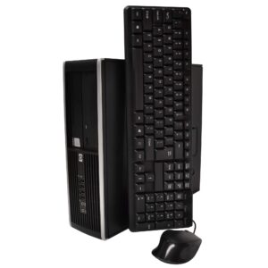 HP Elite 8100 Desktop Computer Package - Intel Core i5 3.2-GHz, 8GB RAM, 500GB Hard Drive, 19 Inch LCD, Keyboard, Mouse, DVD, WiFi, Windows 10 Professional (Renewed)