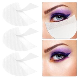 obmwang 150 Pieces Eyeshadow Pads, Eyeshadow Stencils, under Makeup Protection Pads, Professional Makeup Protection Tool for Eyelash Extensions, Lip Makeup