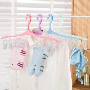 Hanger Clips 30 Pack, Multi-Purpose Hanger Clips for Hangers, White Finger Clips for Plastic Clothes Hangers, Pants Hangers Clips