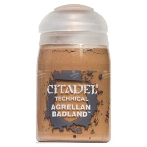 games workshop citadel pot de peinture - technical texture agrellan badland (24ml)