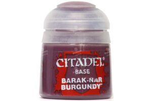 games workshop citadel base: barak-nar burgundy