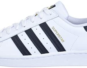 adidas Originals Men's Superstar Sneaker, White/Black/White, 8