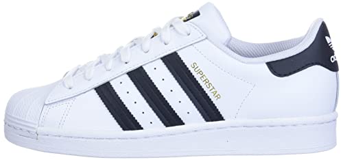 adidas Originals Men's Superstar Sneaker, White/Black/White, 8