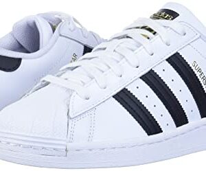 adidas Originals Men's Superstar Sneaker, White/Black/White, 8