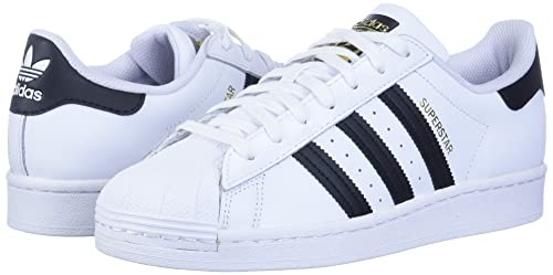 adidas Originals Men's Superstar Sneaker, White/Black/White, 8