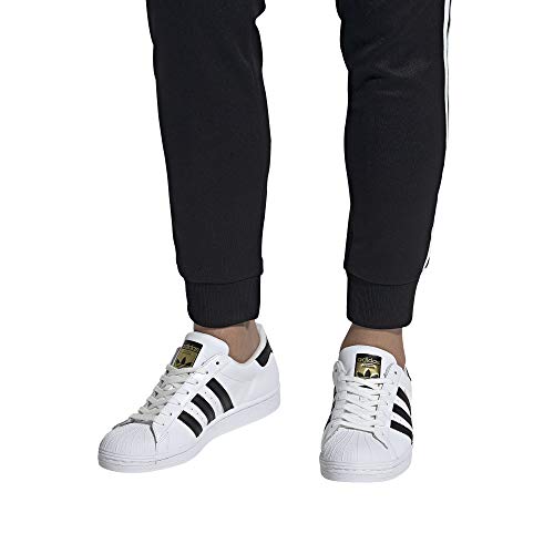 adidas Originals Men's Superstar Sneaker, White/Black/White, 8