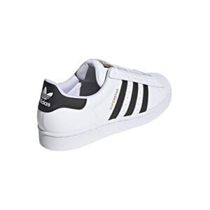 adidas Originals Men's Superstar Sneaker, White/Black/White, 8