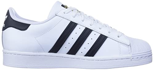 adidas Originals Men's Superstar Sneaker, White/Black/White, 8