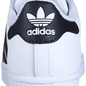 adidas Originals Men's Superstar Sneaker, White/Black/White, 8