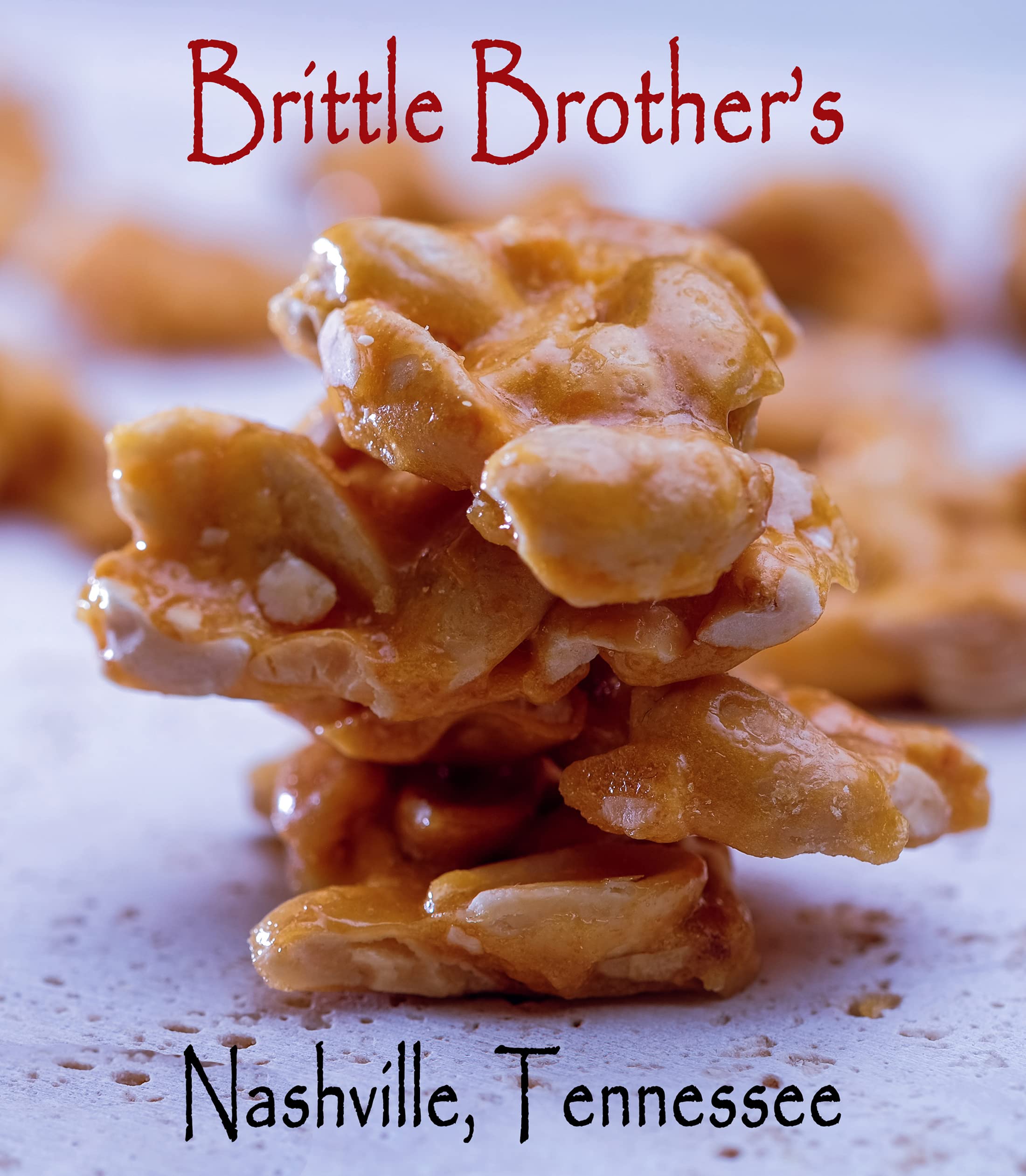 Brittle Brothers Peanut Brittle - 16 oz. Box : Voted #1-4x’s more Nuts - Gift Set Cashew Pecan Bacon Corporate Christmas Mother Father Chocolate