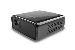 philips picopix micro projector, led dlp, 1h30 battery life, wi-fi screen mirroring