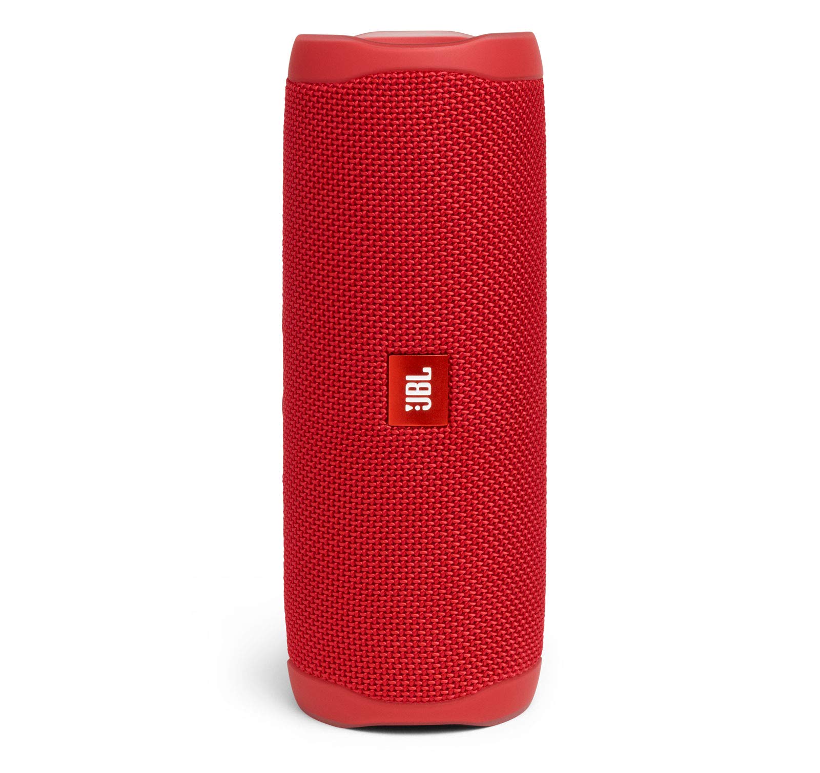 JBL Flip 5 Waterproof Portable Wireless Bluetooth Speaker Bundle with divvi! Protective Hardshell Case - Red