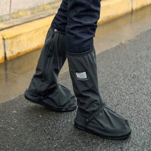 Galashield Waterproof Shoe Covers Rain Shoe Covers Slip Resistance Galoshes Rain Boots Over Shoes (Medium)